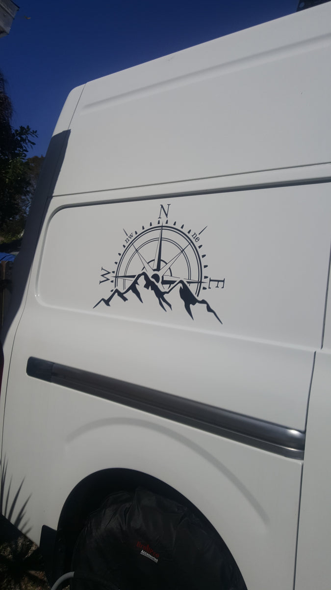 Mountain Compass Rose – Finishing Touch Vinyl Art