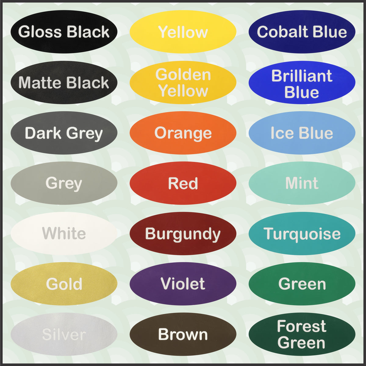 Free Color Samples - Oracal 651 Vinyl Swatches – Finishing Touch Vinyl Art