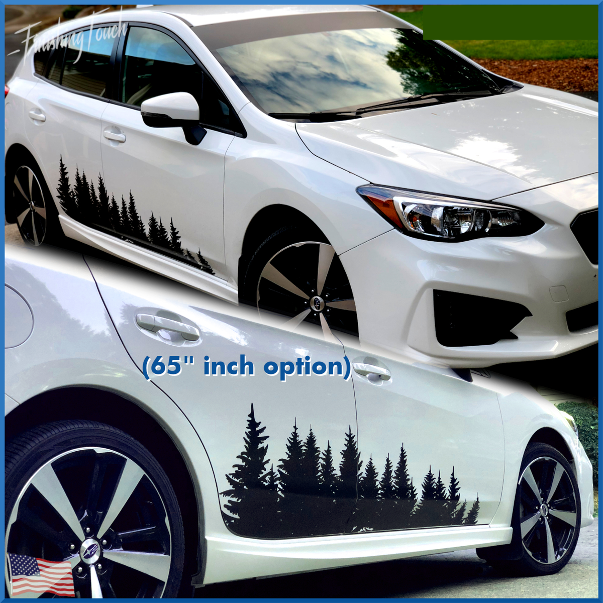 Fir Tree Forest Graphics -Set – Finishing Touch Vinyl Art