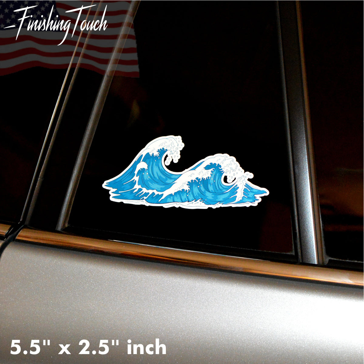 Ocean Wave Splashing Stormy Seas – Finishing Touch Vinyl Art