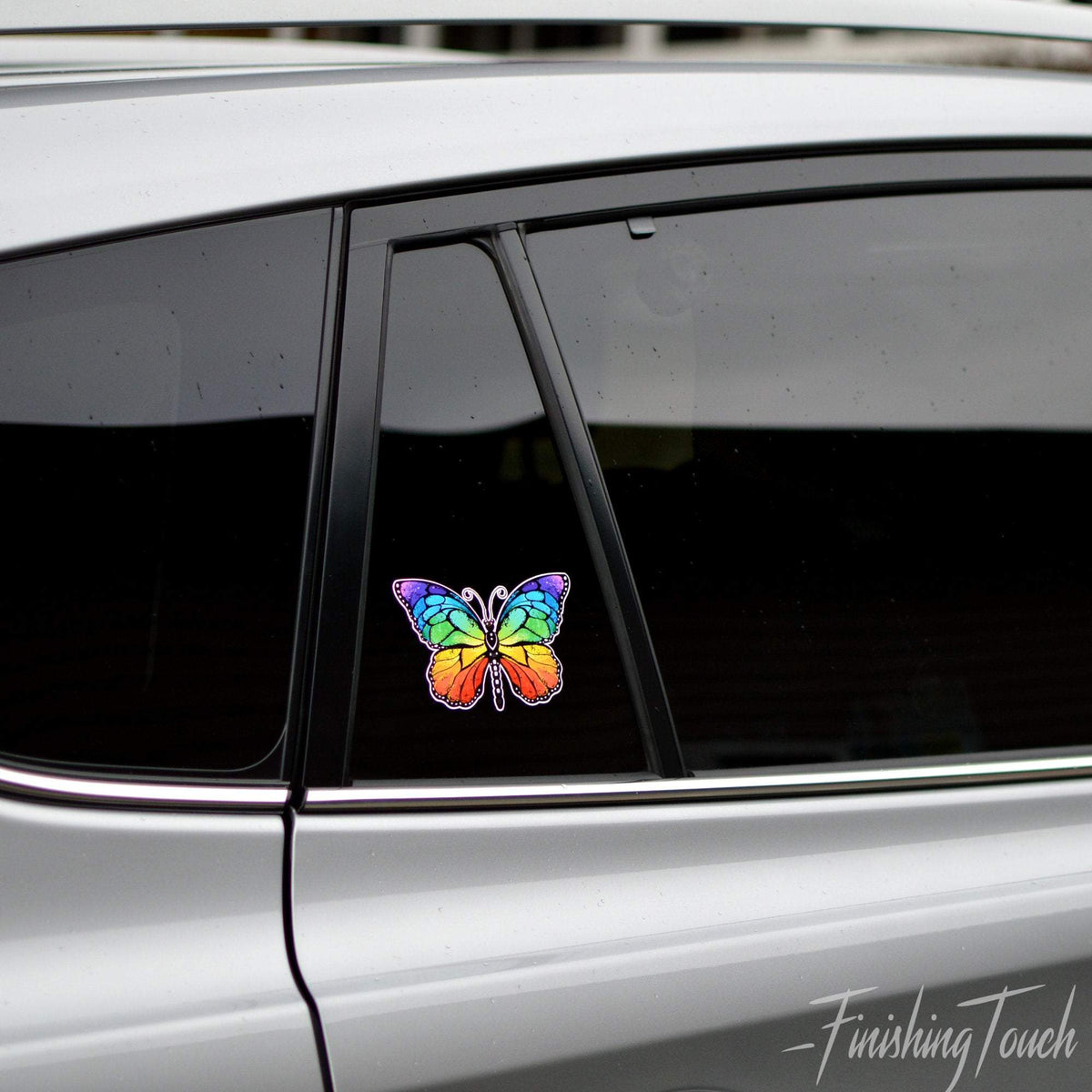 Rainbow Monarch Butterfly – Finishing Touch Vinyl Art